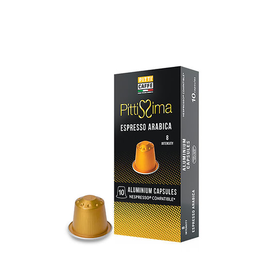 PITTI CAFFE ARABICA - aluminium NESPRESSO® capsules 10TEM | Αγοράστε ...